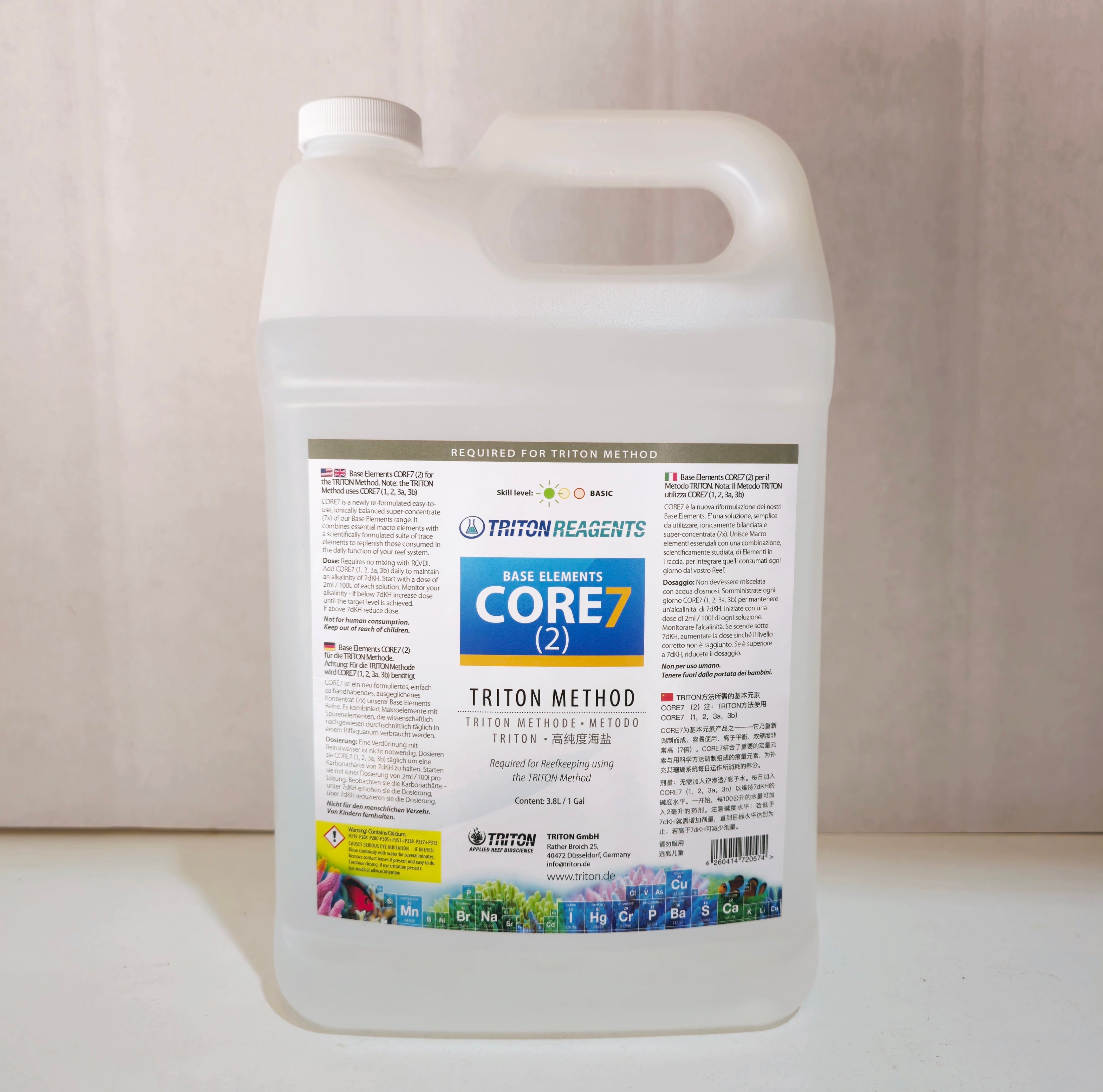 CORE7 Base Elements 3.8L / 1 Gal Set (Triton Method) – TRITON shop US