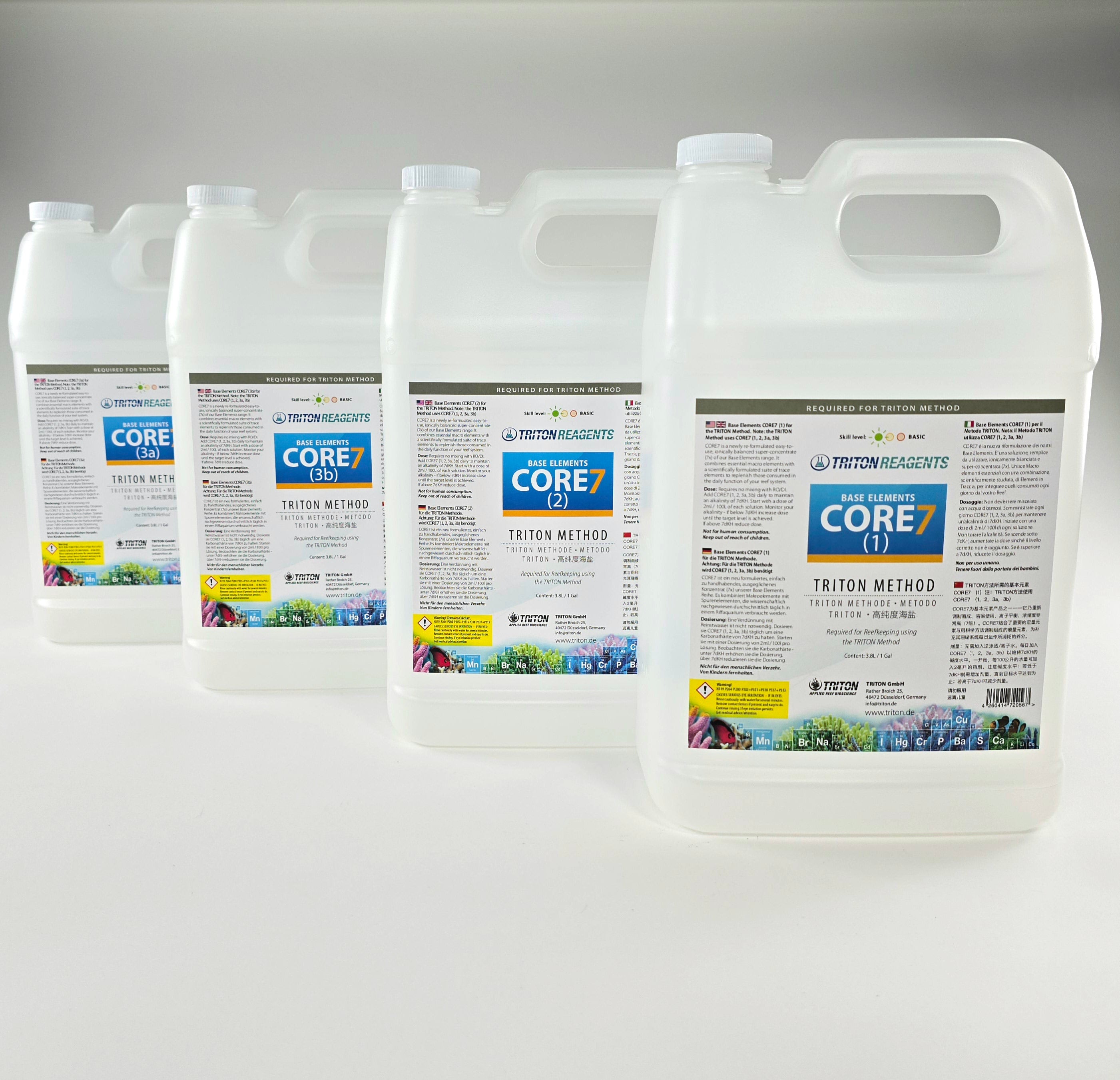 CORE7 Base Elements 3.8L / 1 Gal Set (Triton Method) – TRITON shop US