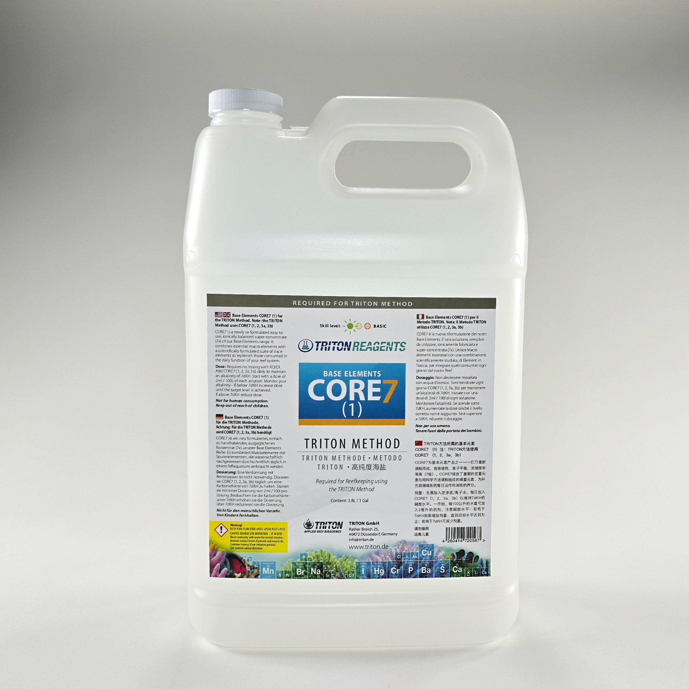 Core7 Base Elements- Triton Method, 3.8L/ 1gal (Sold in parts) – TRITON ...
